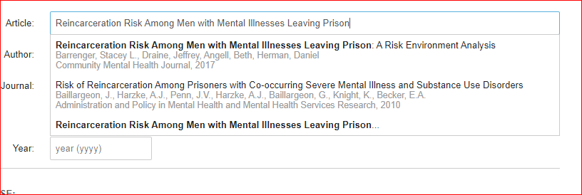 Public Health Digital Library’s Citation Matcher – PHDL Me This