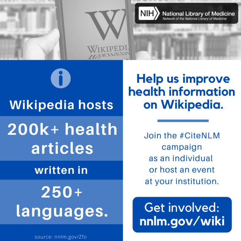What does Wikipedia have to do with health information? – Region 7 Update